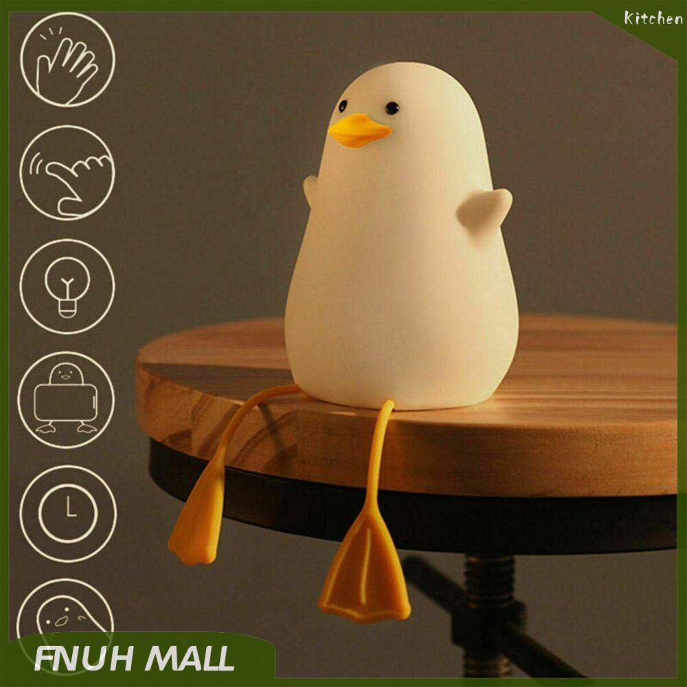 Cute Seagull Night Light LED Soft Silicone Seagull Night Lamp For Baby ...