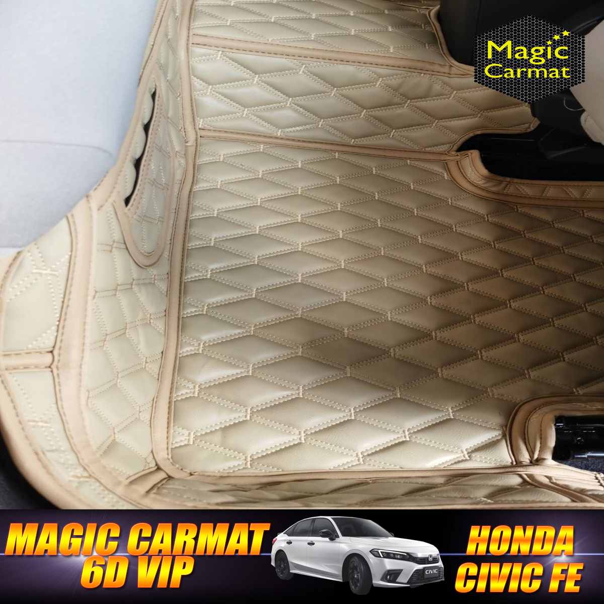 Honda Civic FE Sedan 2021-รุ่นปัจจุบัน Full Set A (เต็มคันรวมถาดท้ายรถ ...