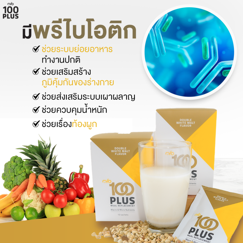 โอโว่ ร้อย พลัส (OVO 100 Plus)/ดูแลตัวเองทุกวัน แบบสบายๆ ครบ 5 หมู่ จบ ...