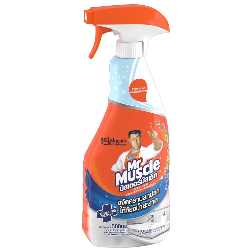มิสเตอร์มัสเซิล สเปรย์ทำความสะอาดห้องน้ำ 3อิน1 Mr Muscle Cleaner Spray ...