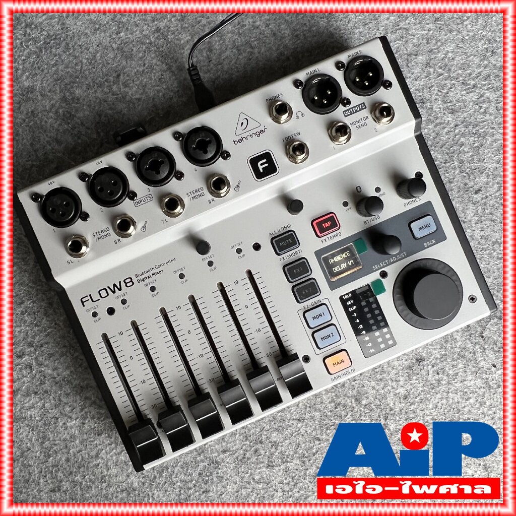 BEHRINGER FLOW-8 MIXER DIGITAL ดิจิตอลมิกเซอร์ 8 แชนแนล สามารถควบคุม ...