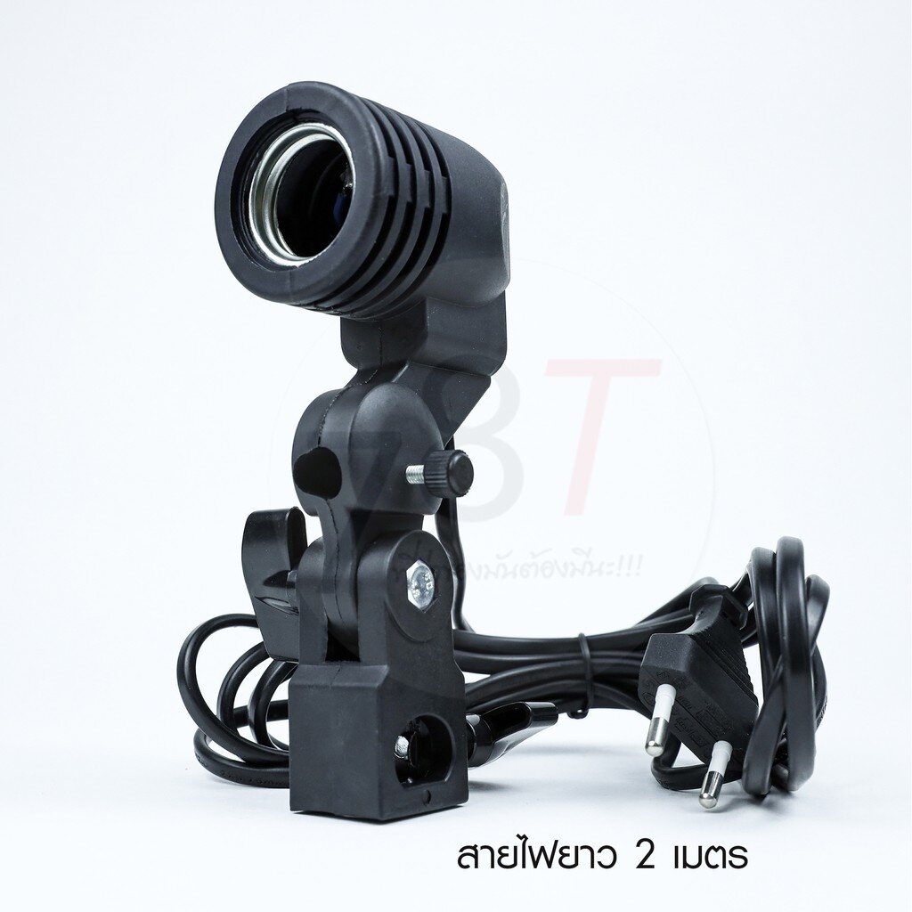 หลอดไฟถ่ายรูป LED E27 สำหรับไลฟ์สด ถ่ายสินค้า ถ่ายวีดีโอ พร้อมรีโมท ...