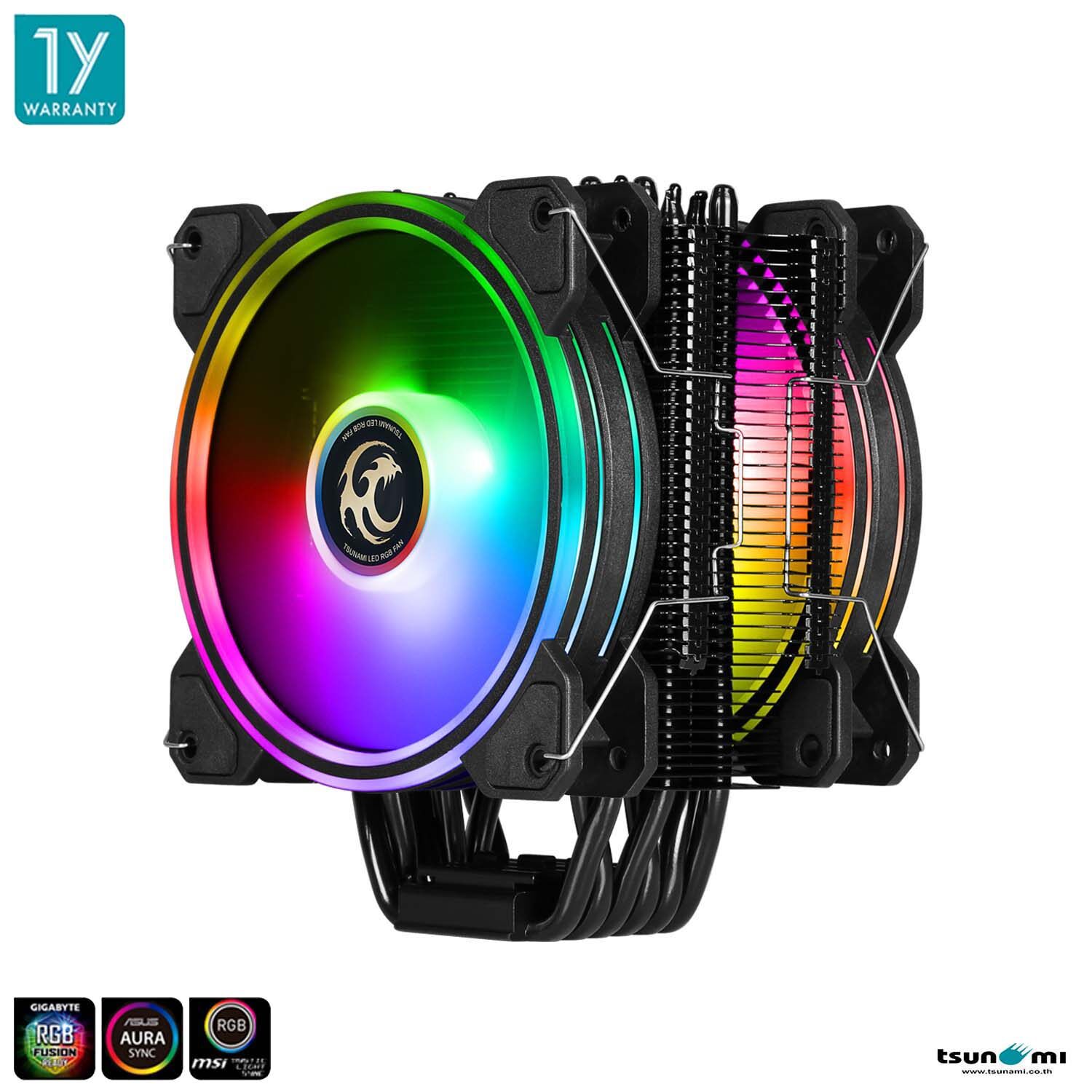 ซีพียูคูลเลอร์ Tsunami Protector Series TSS-9100 KK 6 Heatpipe 180W ...