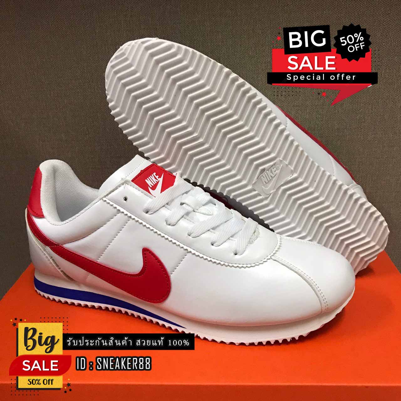 สวยแท้100%☑️รองเท้าผ้าใบN- cortez size : 37-45 รองเท้าแฟชั่น รองเท้า ...