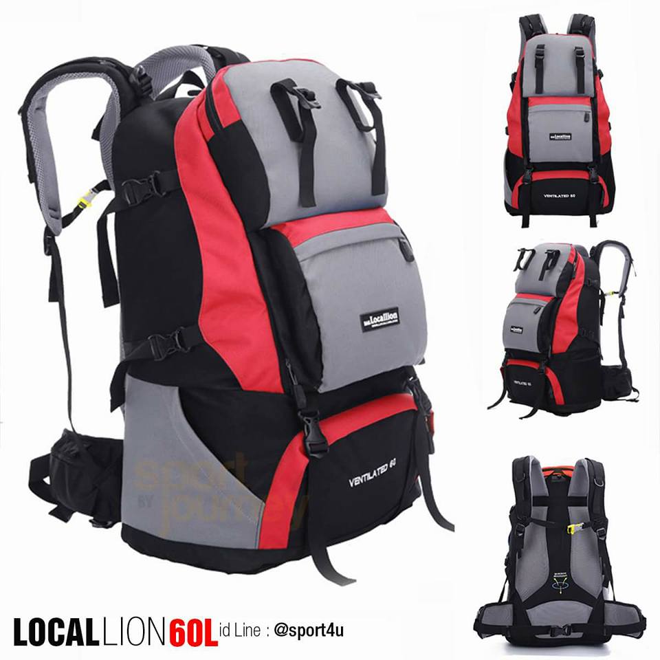 ★★เป้ Local Lion backpack รุ่น VENTILATE ขนาด 60L★★ | Lazada.co.th