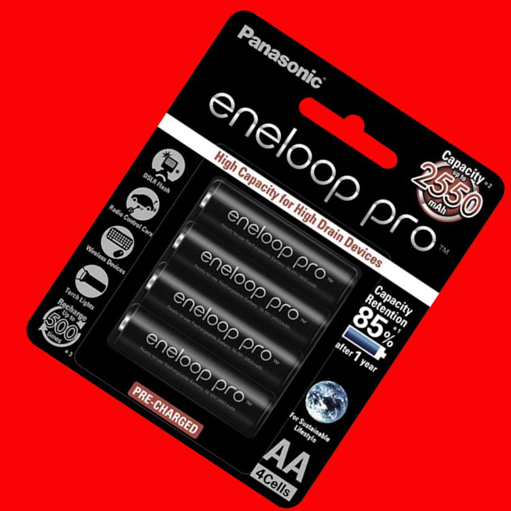 ถ่านชาร์จ Panasonic Eneloop Pro 2550 Mah Rechargeable 1 2v Battery Aa X