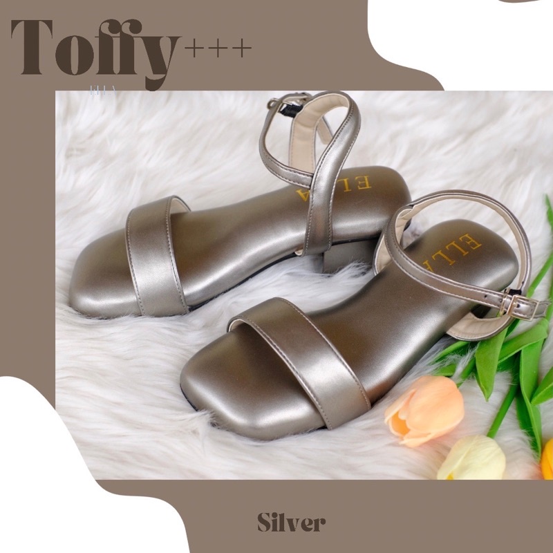 รองเท้านู้มๆ Toffy(สีชมพูเทาเงินเหลืองอ่อน)รองเท้าหลักร้อยคุณภาพหลักพัน - ELLABrand - ThaiPick