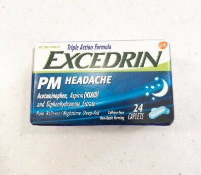 50% OFF ราคา SALE สินค้า Exp 05/22. Excedrin® PM Headache Pain Reliever ...