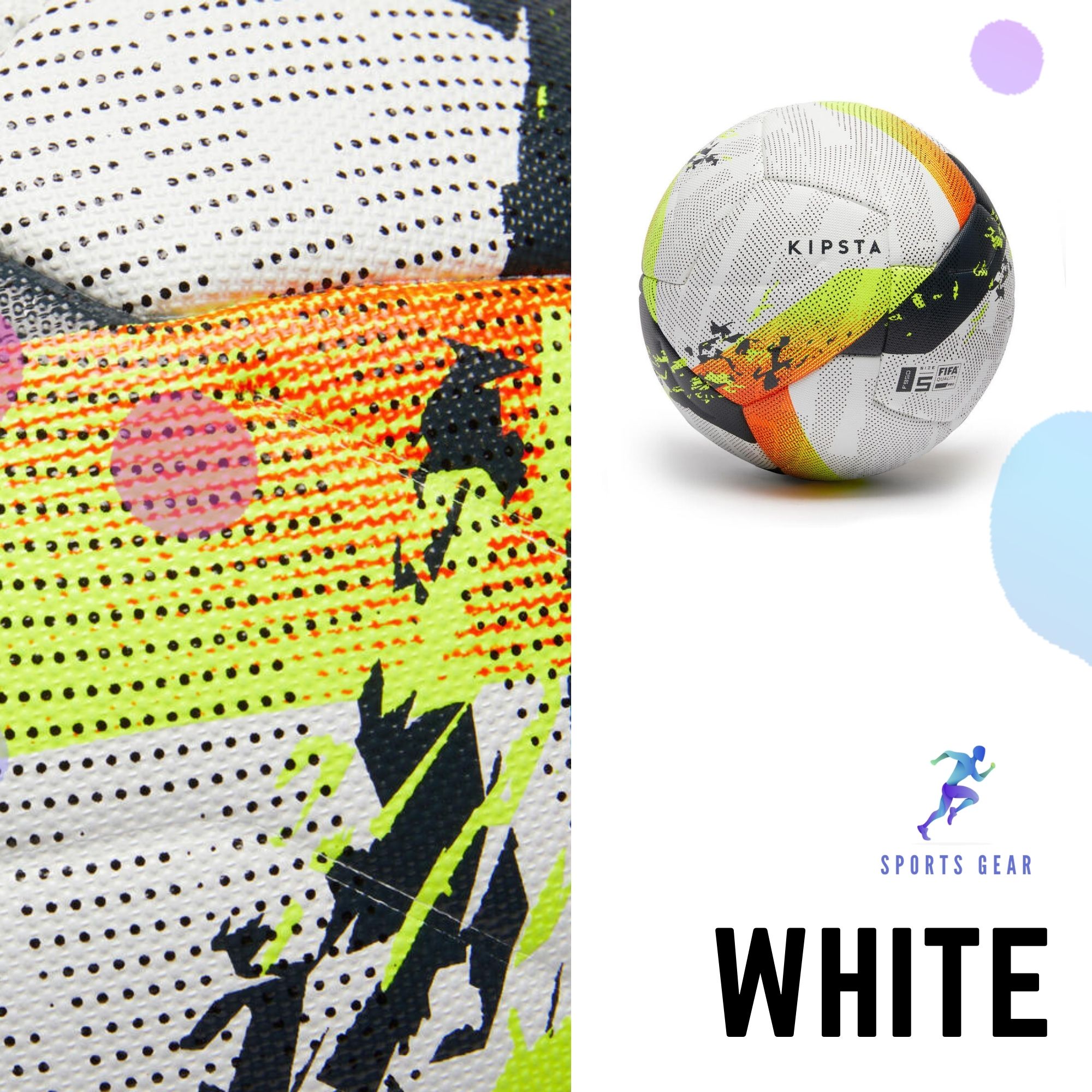 KIPSTA ลูกฟุตบอล ลูกฟุตบอลเย็บติดแบบเทอร์โมบอนด์ รุ่น F950 FIFA Pro ...