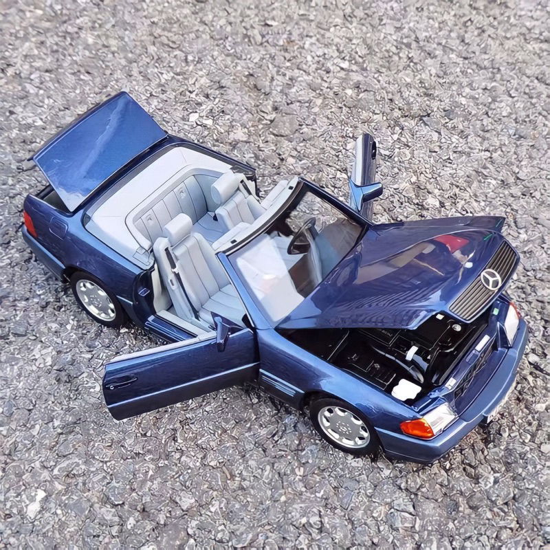 โมเดลรถเหล็ก Mercedes Benz 1989 R129 SL500 (เปิดประทุน คลาสสิก) จำนวน ...