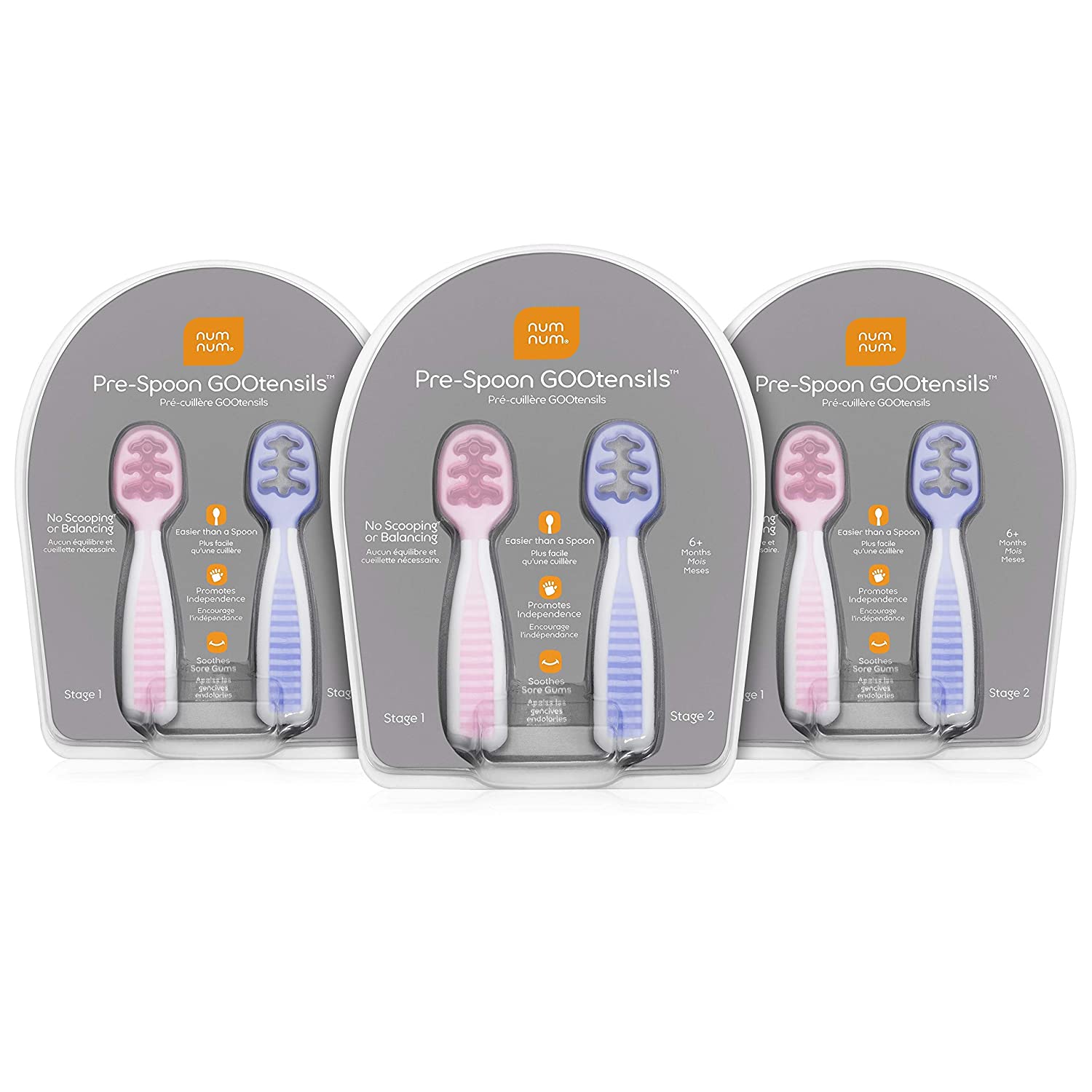 NumNum Pre-Spoon GOOtensils ช้อนคันแรกของคุณลูกจากอเมริกา ที่ได้รับ ...