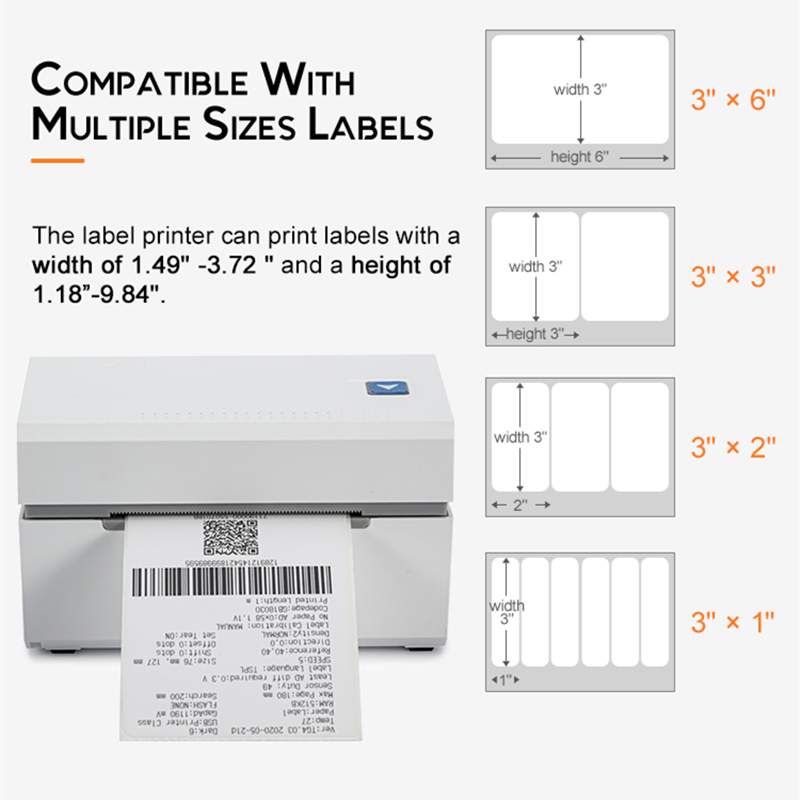 MICOO ปริ้นเตอร์ 80x130mm ลาเบล Waybill Printer เครื่องพิมพ์ใบปะหน้า ปริ้นได้ทั้ง Flash kerry ...