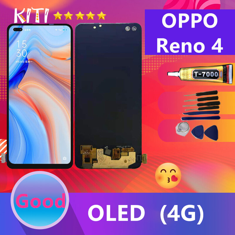 OPPO หน้าจอ Reno 4 หน้าจอ LCD พร้อมทัชสกรีน - oppo Reno 44G) (OLED)(งาน ...