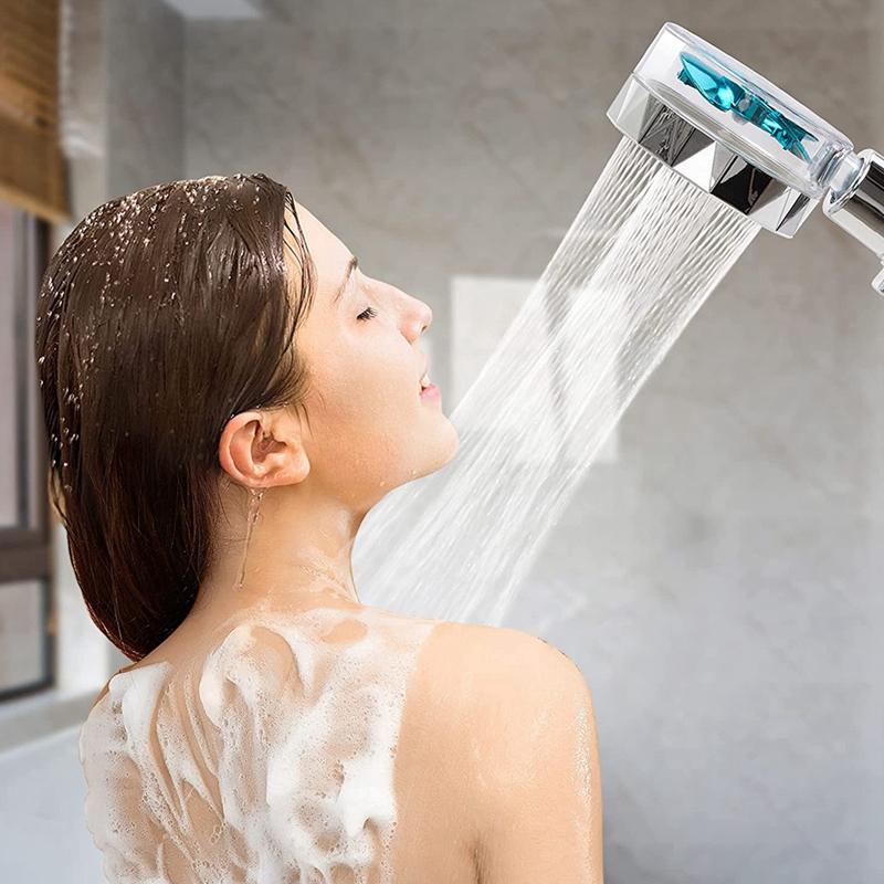 High Pressure Shower Heads, Handheld Turbo Fan Shower,Hydro Jet Shower ...
