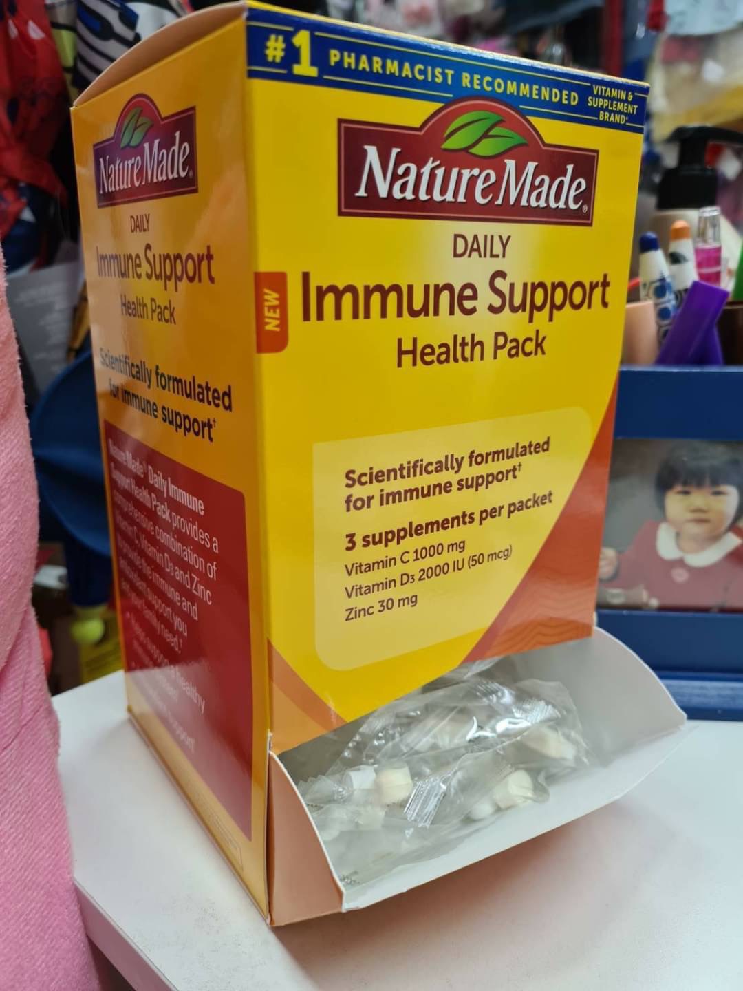[พร้อมส่ง!] นำเข้าจาก USA Nature Made Daily Immune Support Health Pack ...