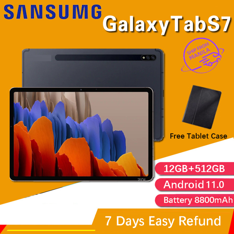 (5G แท็บเล็ต+เคสป้องกัน) Sansumg Galaxy Tab S7 FE (LTE) 12/512GB 11.0 นิ้ว ราคา ถูกๆ แท็บเล็ต ...