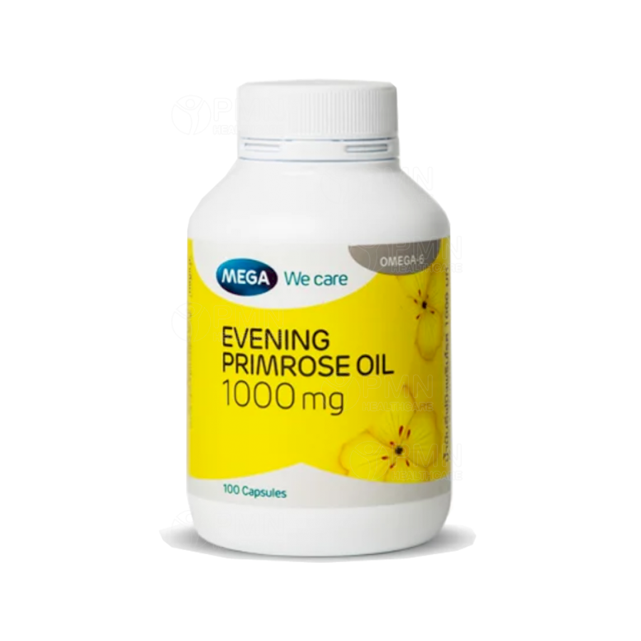 Mega We Care EPO Evening Primrose Oil 100 Capsules เมก้าวีแคร์ น้ำมัน ...