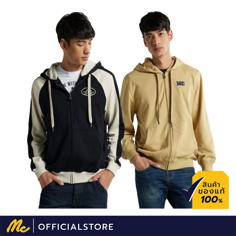 Mc Jeans เสื้อกันหนาว มีฮู้ด Unisex 2 รุ่น MJHP1 - Narad - ThaiPick