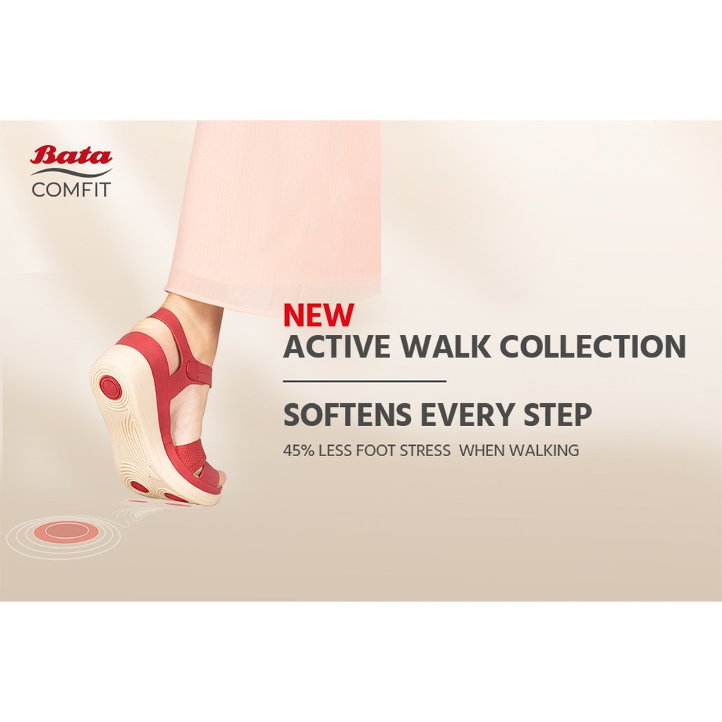 Bata Comfit Women's Comfort Sandals รองเท้าเพื่อสุขภาพ รองเท้ารัดส้น ...