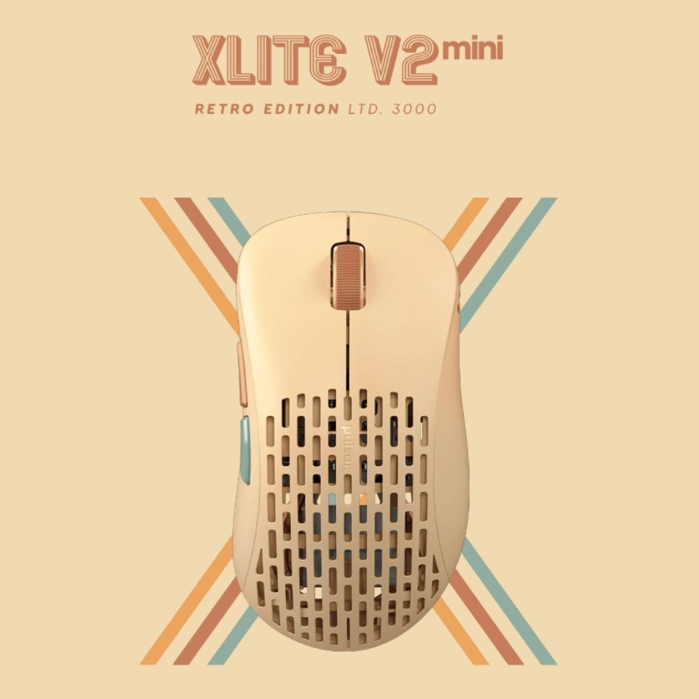 เมาส์ MOUSE Pulsar Xlite V2 Wireless Gaming Mouse - Retro Brown ...