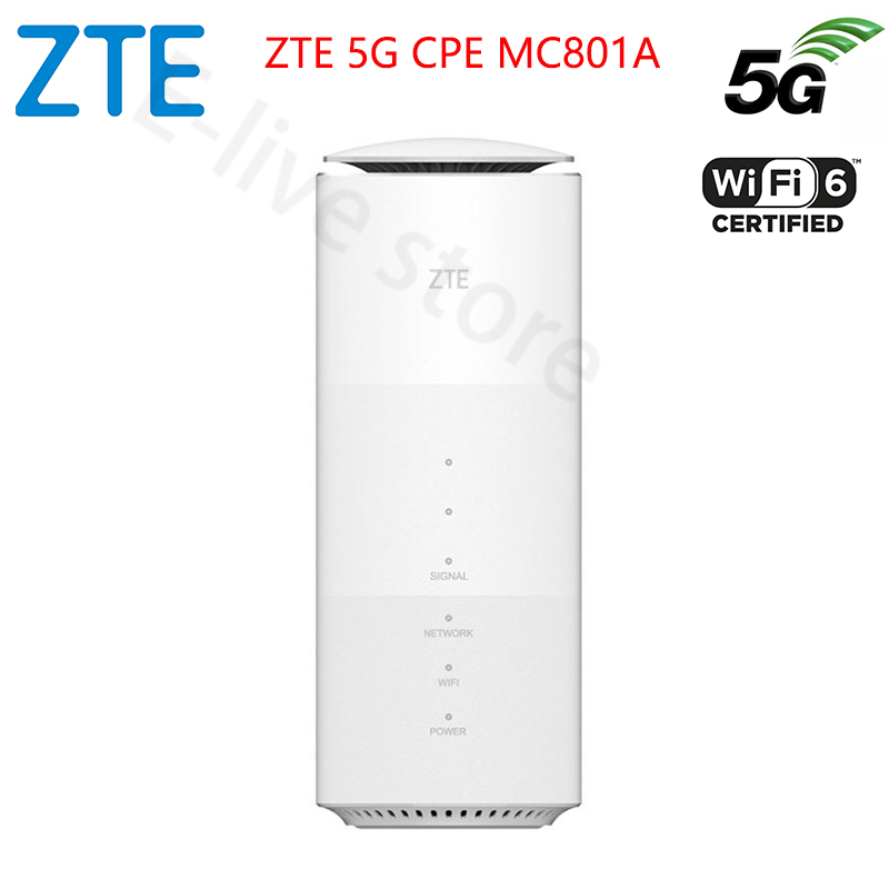 ZTE 5G CPE MC801A Wifi 6 Router wifi 5ghz SDX55 NSA+SA N78/79/41/1/28 ...