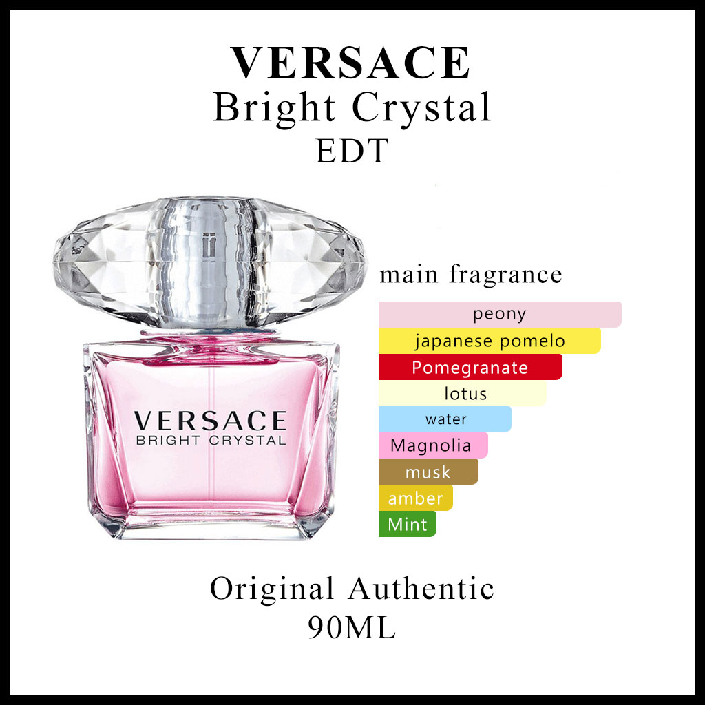 จัดส่งในพื้นที่จัดส่งทันที COD 100 AuthenticVersace Bright Crystal EDT ...