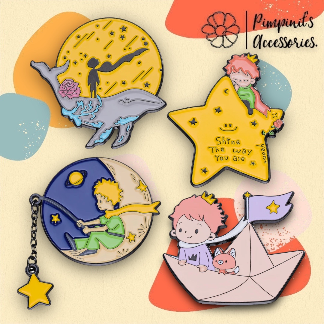 ʕ ᴥʔ พร้อมส่ง เข็มกลัดเซ็ทเจ้าชายน้อย The Little Prince - Le Petit ...