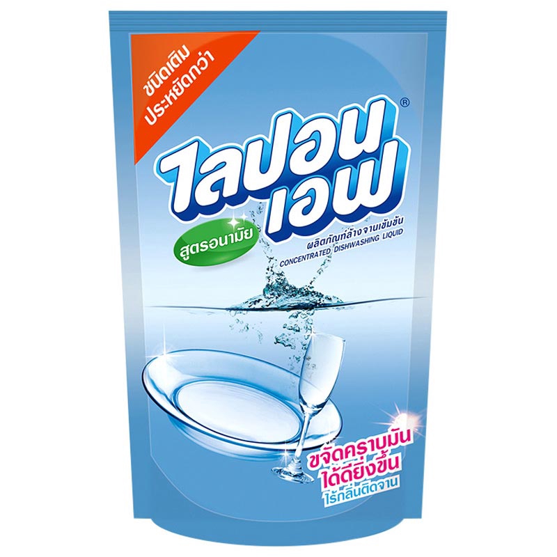 ไลปอนเอฟ น้ำยาล้างจาน สูตรอนามัย ขนาด 550 มล. แพ็ค 3 Lipon F ...