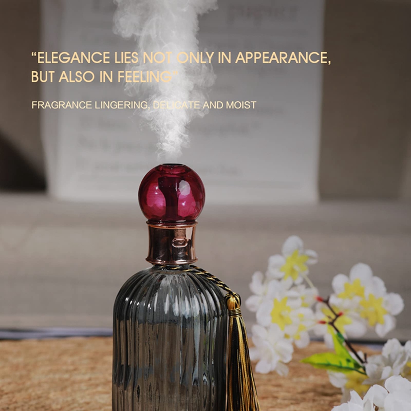 Retro Perfume Bottle Humidifier Glass Aroma Essential Oil Diffuser Air ...