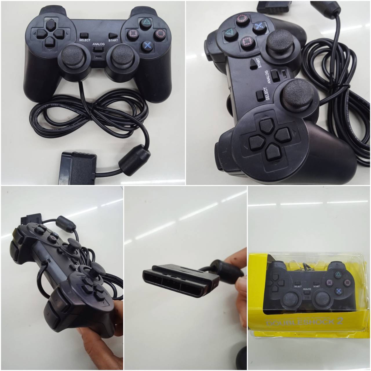 JOY GAME PLAY2 จอยเพลทู จอยสั่น จอยยอดนิยม เพลย์สเตชั่น สีดำ ใช้ต่อกับ ...