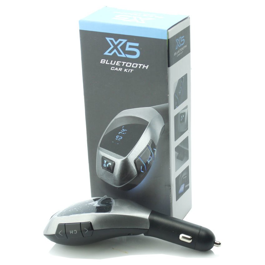 9FINAL X5 Bluetooth Car Kit with FM Transmitter Handsfree MP3 Player ...