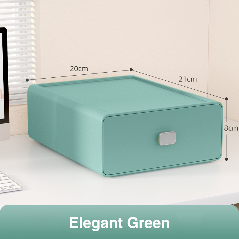 Colorful Desktop Stackable Organizer Drawer Office Accessories Storage ...