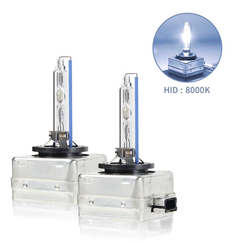 AUTO K ONE หลอดไฟหน้ารถยนต์ D1S ซีนอนซ่อนรถหลอดไฟ35W เป็นชุด 2ชิ้น 1คู่ มีค่าสี 4300K 6000K ...