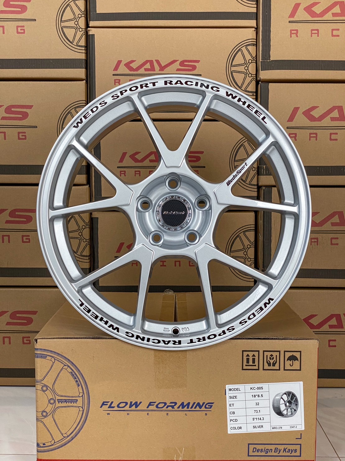 ล้อแม็กใหม่ - TC005 ล้อเบา - งานKAYS - ขอบ 18 ( 18 x 5รู114 ) หน้ากว้าง ...