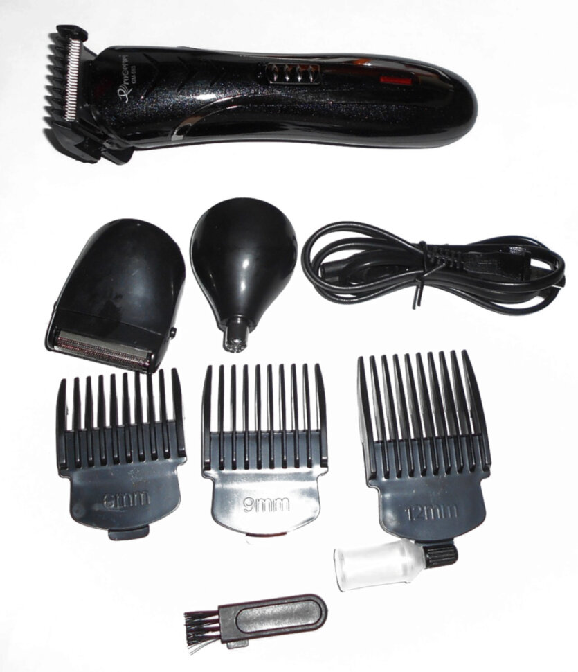 ปัตตาเลี่ยน 3 in1 รุ่น GM-593 multi-purpose razor - charging clippers. ชุดปัตเลี่ยนไร้สาย 3in1 ...