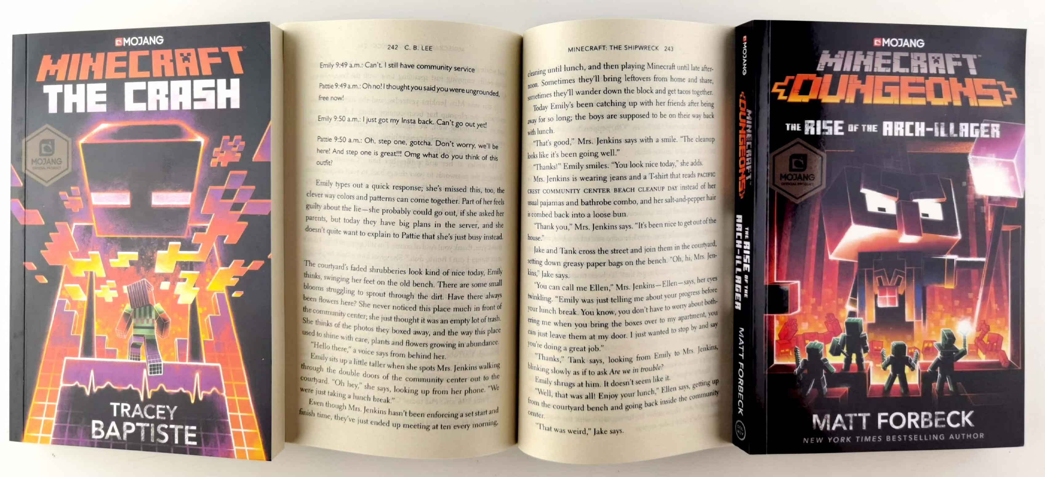 Minecraft 8 books set,English puzzle game novel book for children [The ...