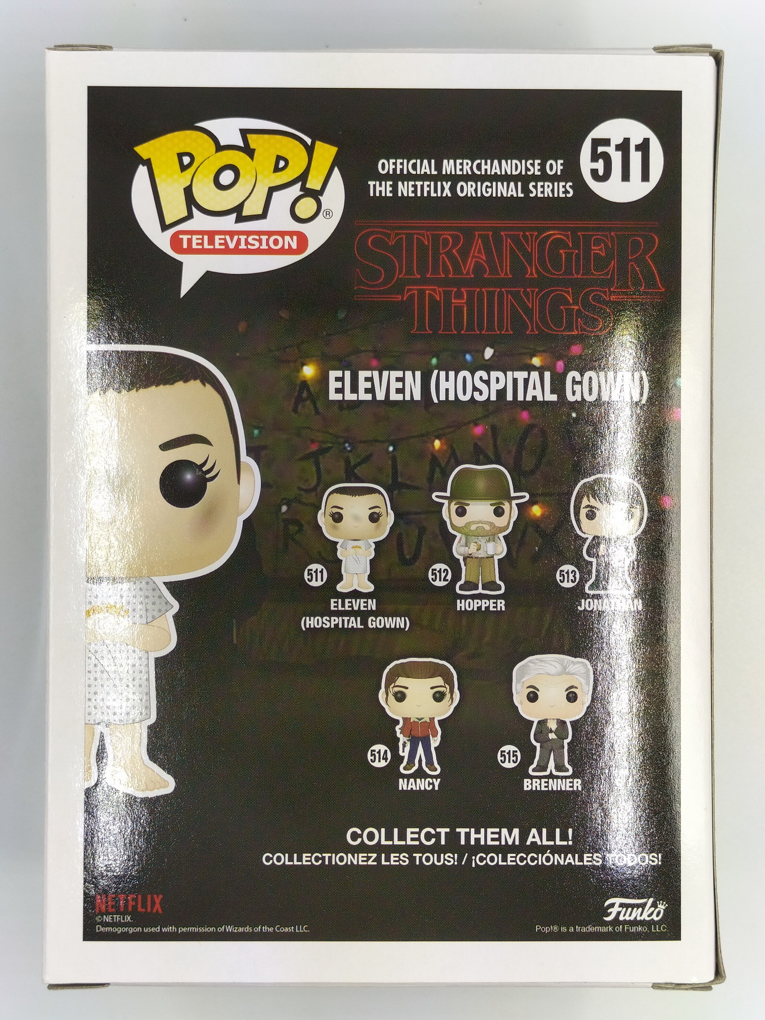 Funko Pop Stranger Things - Eleven [Hospital Gown] #511 - Funko ...