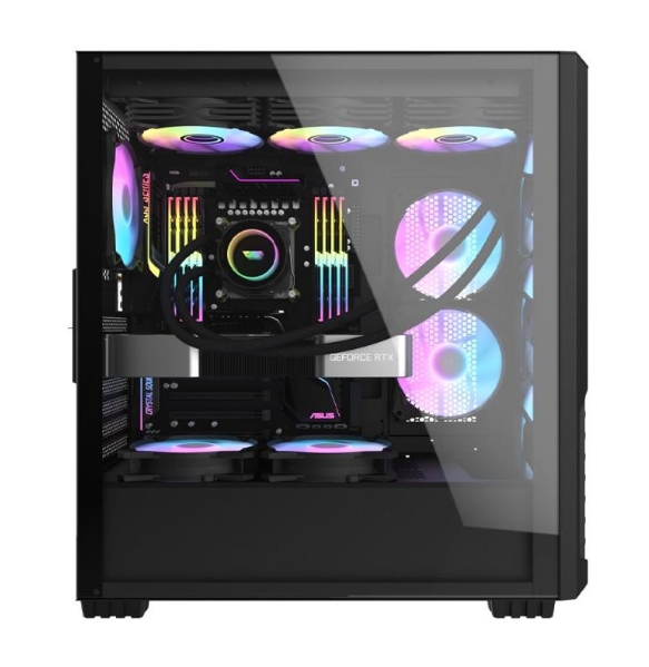 CASE (เคส) DARKFLASH DF2100 BLACK (E-ATX) - TRUE_computer - ThaiPick