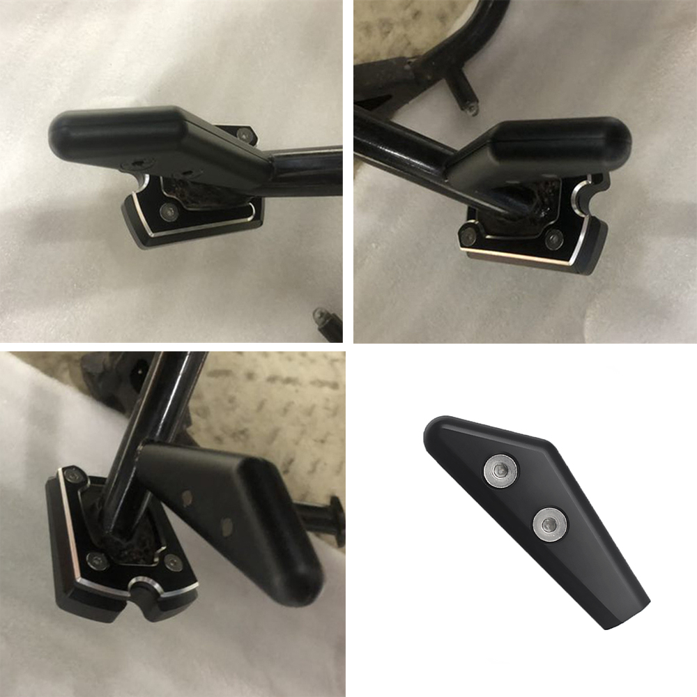 REALZION Motorcycle Accessories Side stand Stand footrest Extension ...