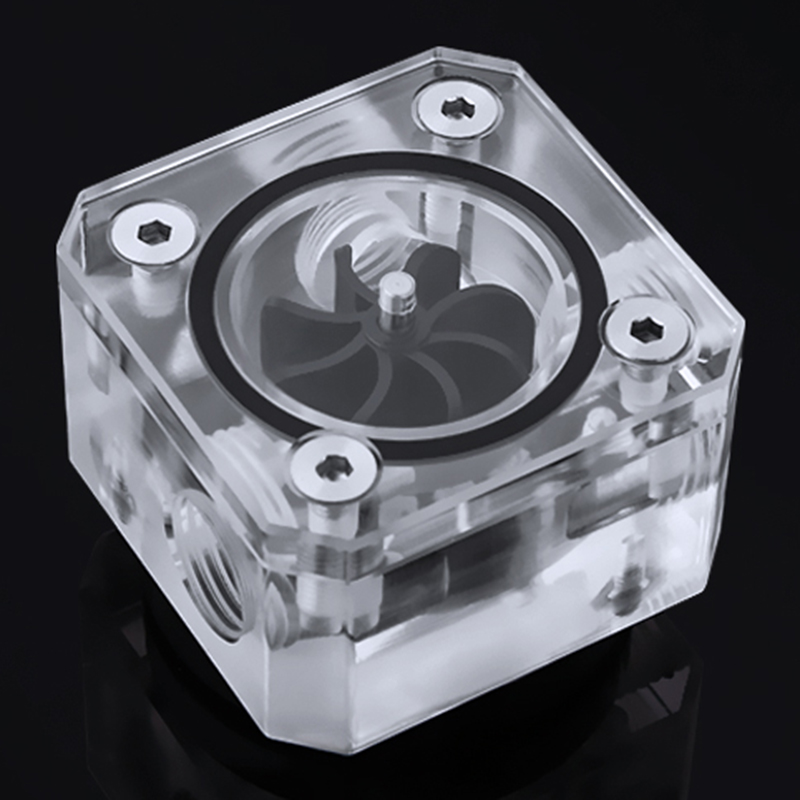 Acrylic Flow Meter G1/4 Thread Water Cooling System Coolant Filter ...