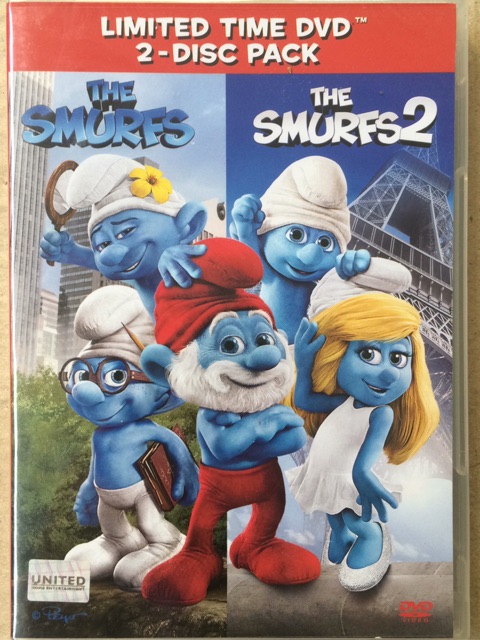 The Smurfs 1-2 (DVD 2 disc)/เสมิร์ฟ 1-2 (ดีวีดี 2 แผ่น 2 ภาษา) | Lazada.co.th