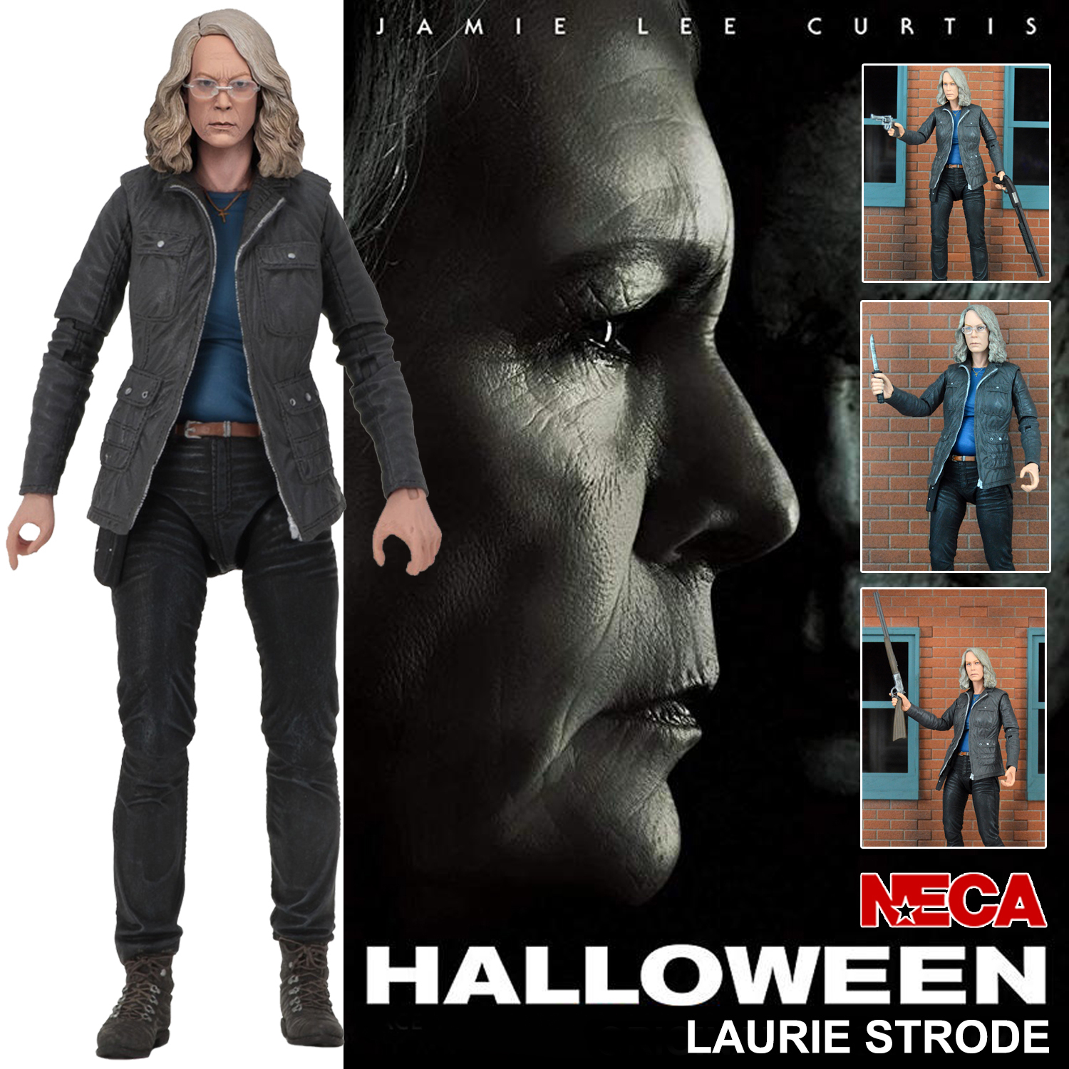 Model โมเดล ของแท้ 100% NECA จากเรื่อง Halloween 2018 ฮาโลวีน 2018 ...