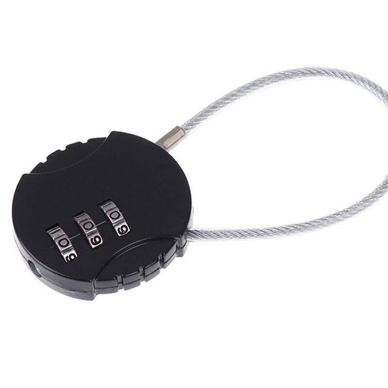 Zinc Alloy Wire Security Lock Suitcase Luggage Code Lock Cupboard ...