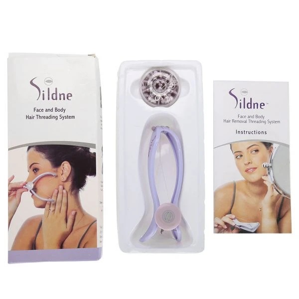 ที่ถอนขนหน้า ขนคิ้ว แบบเส้นด้าย ไม่ทำร้ายผิว รุ่น Silden face and body Hair Threading System ...