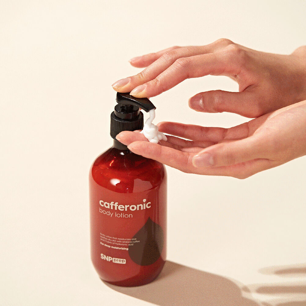 โลชั่นกลิ่นกาแฟ SNP Prep Cafferonic Body Lotion | Lazada.co.th