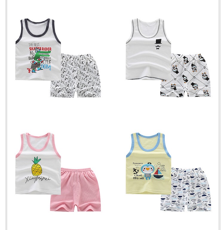 Babyonline(Y090)A1A2ชุดเช็ต2ชิ้นเสื้อ+กางเกงลายการ์ตูน - BABY ONLINE ...