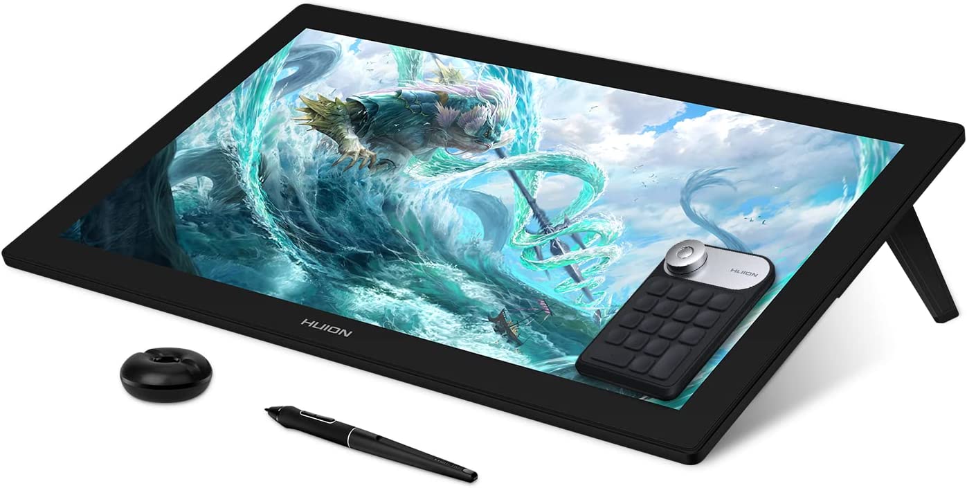HUION Kamvas Pro 24 4K UHD Graphics Drawing Tablet with Full-Laminated ...