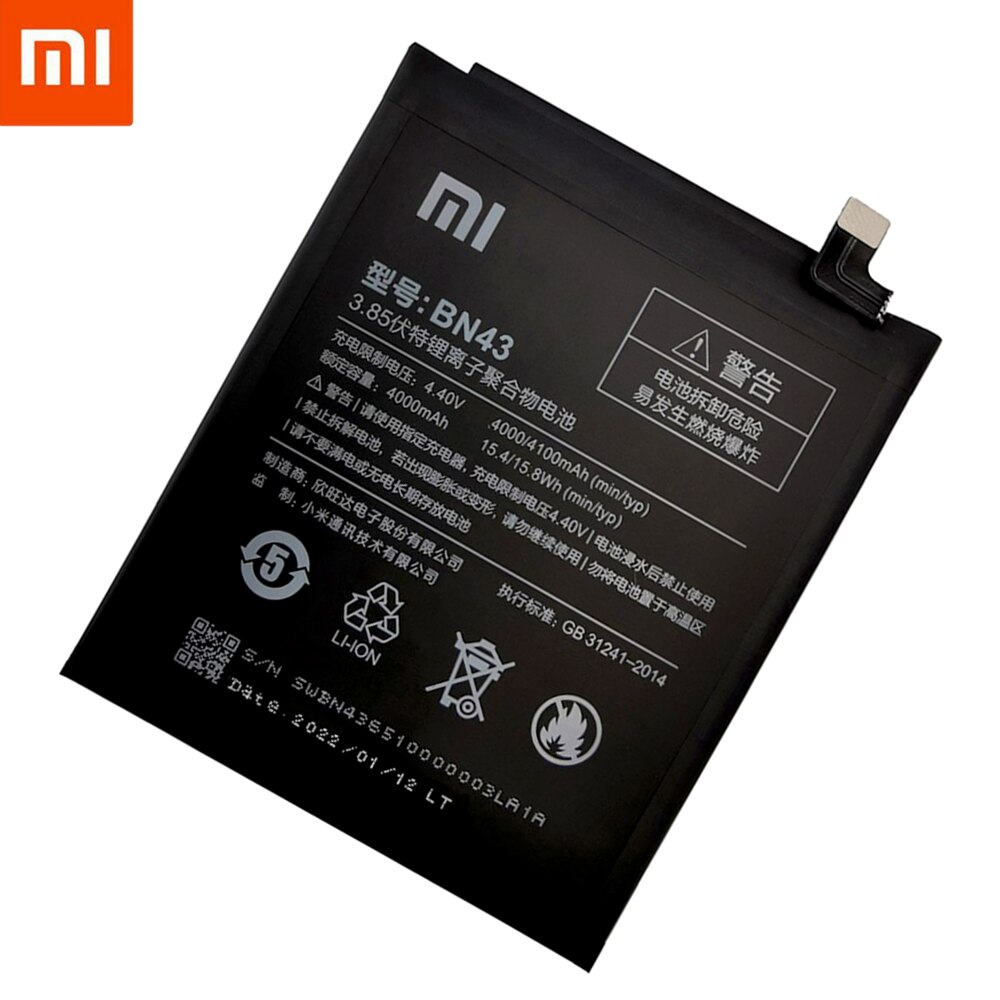 Original Battery Xiaomi Mi Redmi Note Max Mix 2 3 3S 3X 4 4X 4A 5 5A 5S ...