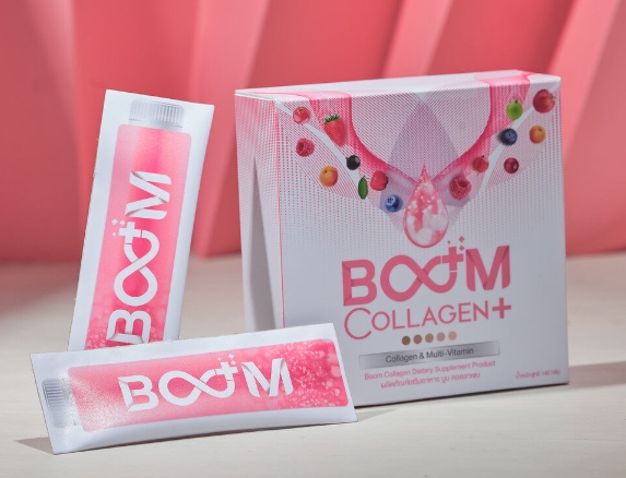 BOOM COLLAGEN + (ผลิตภัณฑ์เสริมอาหาร บูม คอลลาเจน) ของแท้ 100% | Lazada ...