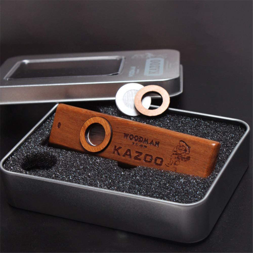 New Wooden Kazoo Musical Instrument Playing Level Genuine Wood Group ...